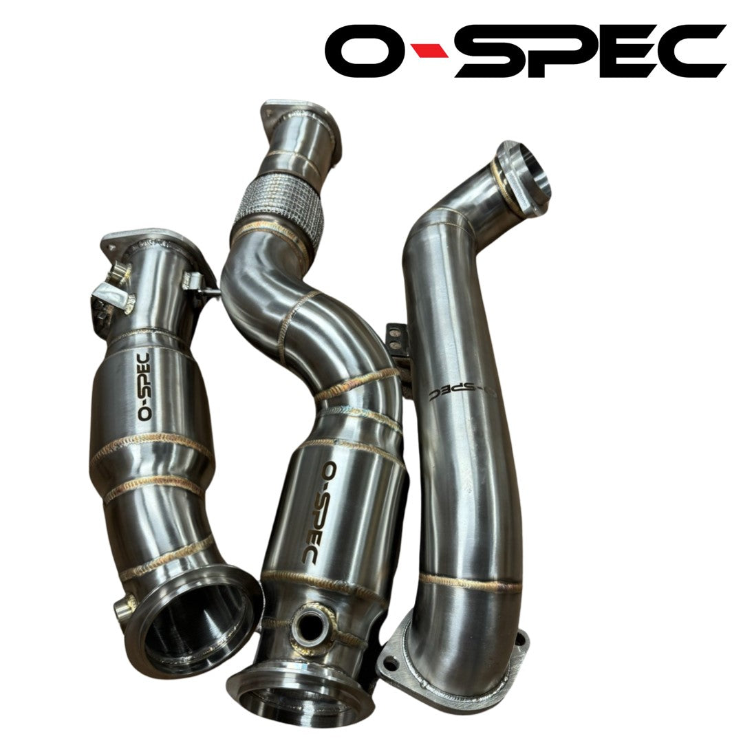 O-Spec BMW M3 M4 M2 Competition G80 G81 G82 G87 S58 3" NO CEL 400CPSI ...