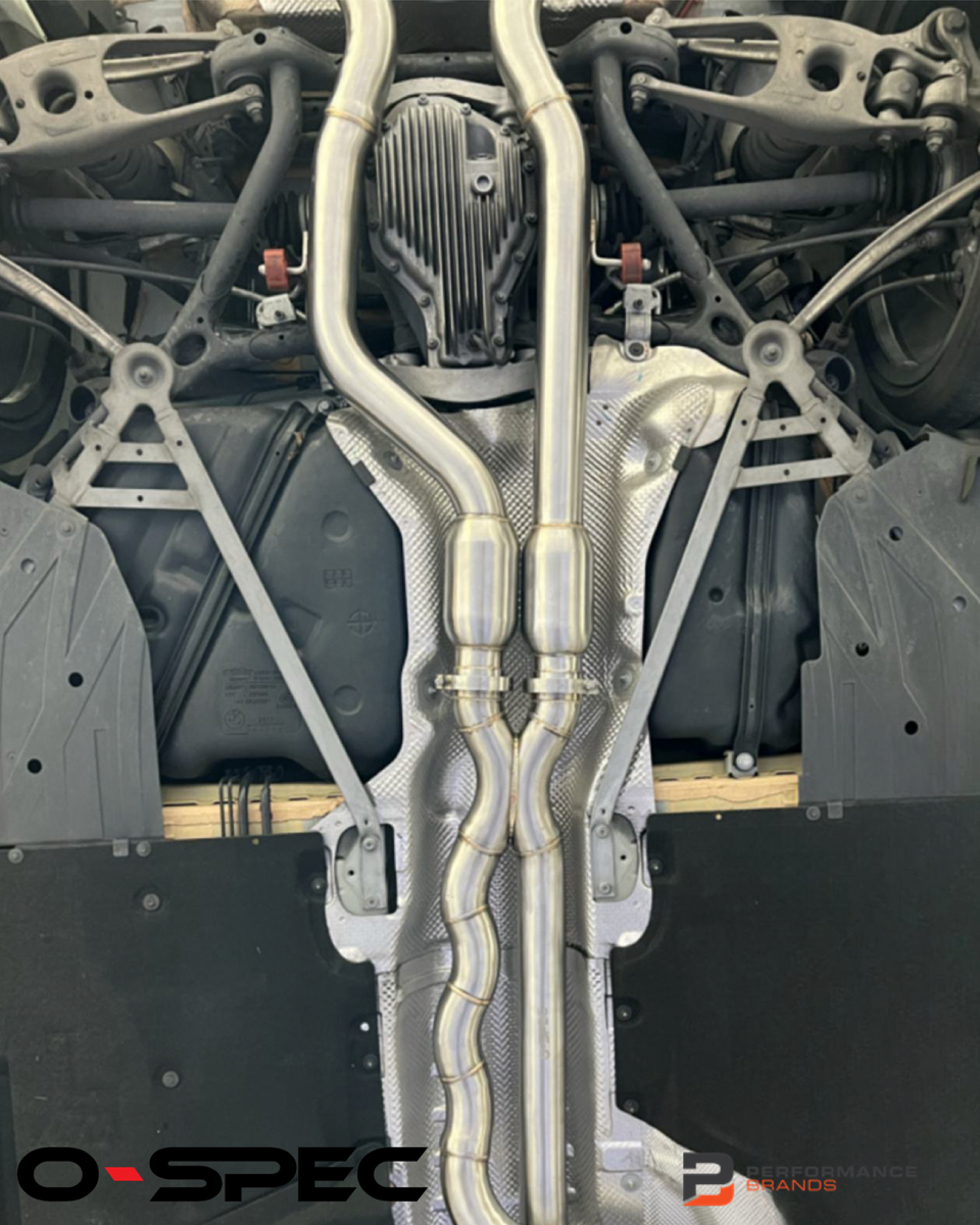 O-Spec BMW M2C M2 Competition F87 S55 Equal Length NON-Resonated Midpi ...